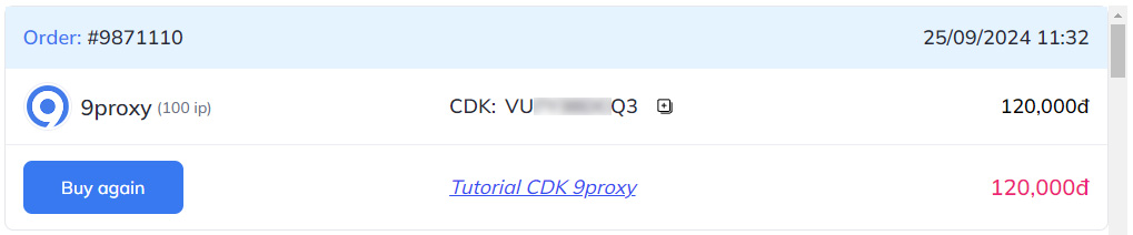 How to use 9proxy with a CDkey when buying from TradeProxy - Good price Proxy market ...
